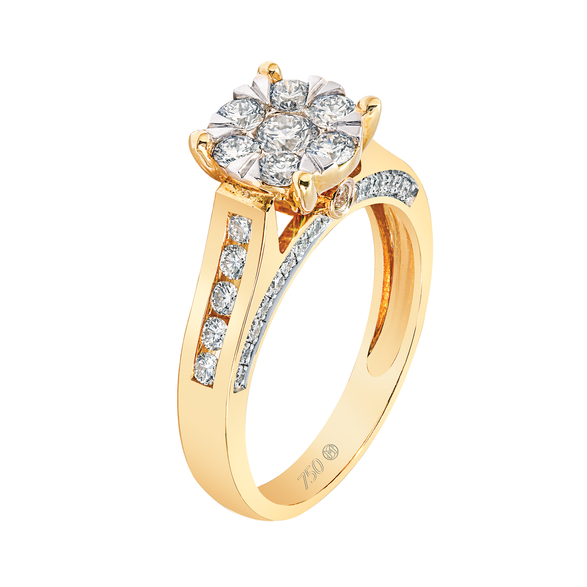 18K Gold Diamond Ring | Ming Seng Goldsmith